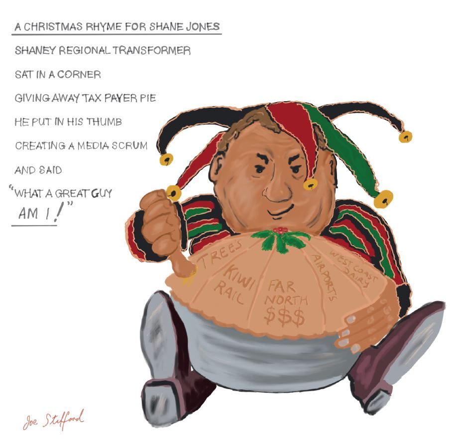 Cartoon: A Christmas rhyme for Shane Jones - Country-Wide