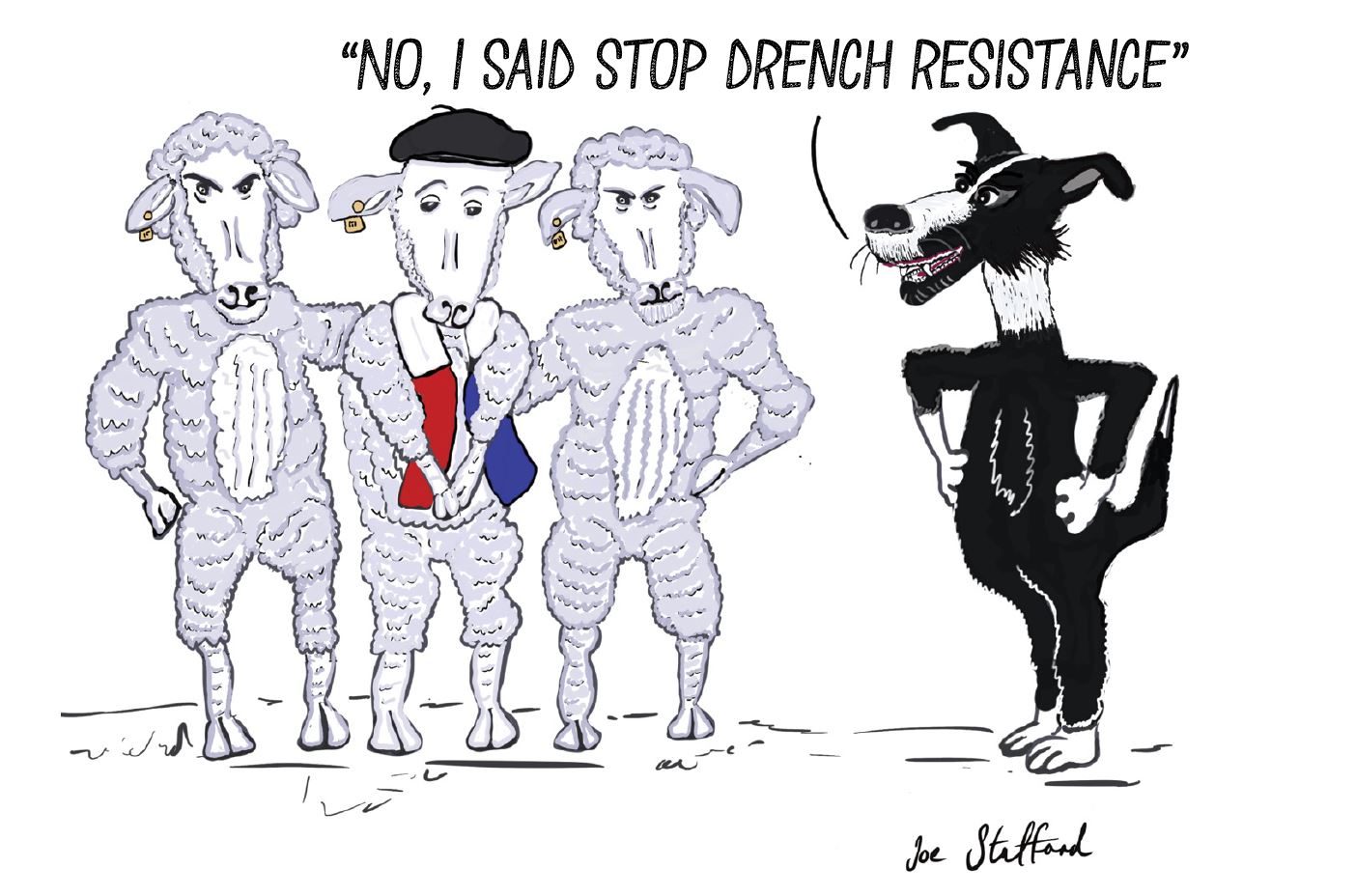 Cartoon: Stop drench resistance - CountryWide