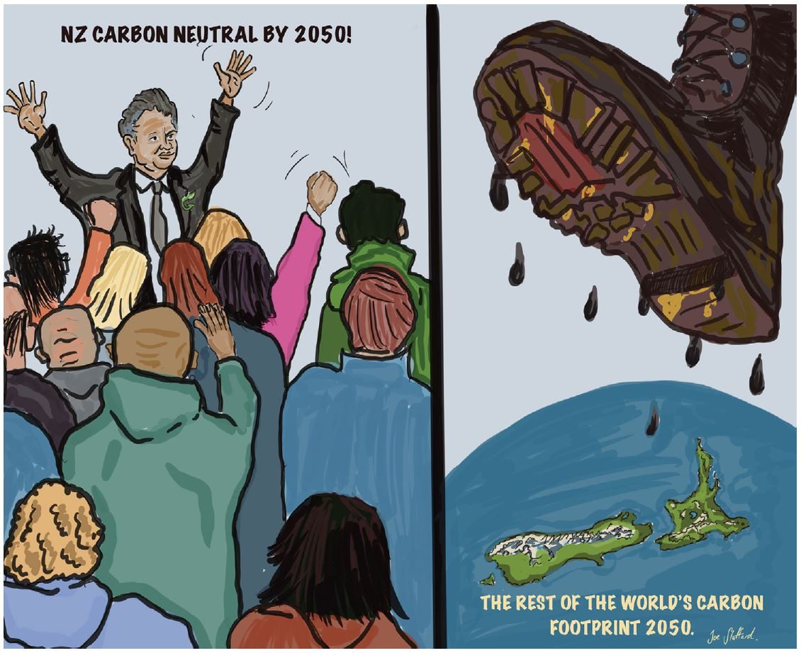 Cartoon: Carbon footprint - Country-Wide